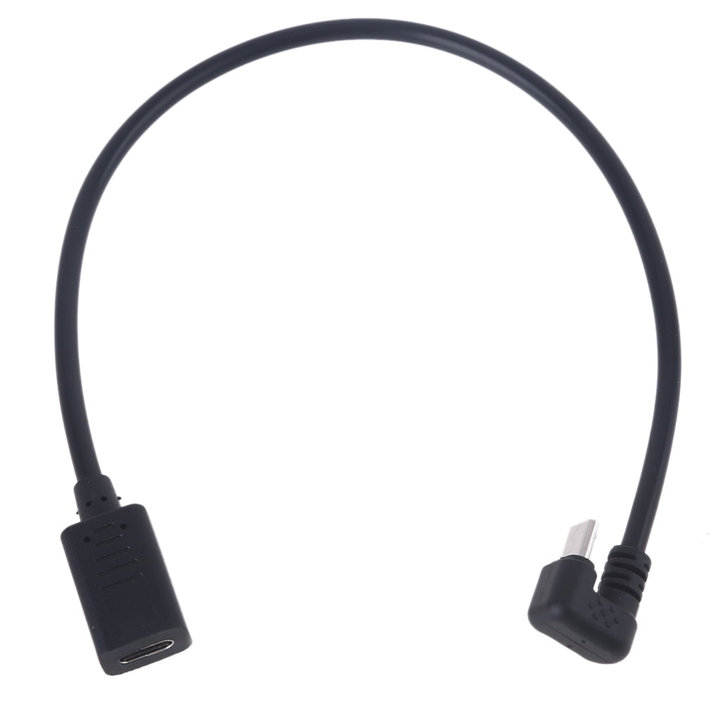 Necvior 180 Degree U Shaped Type C Female to Micro USB Male Charge ...