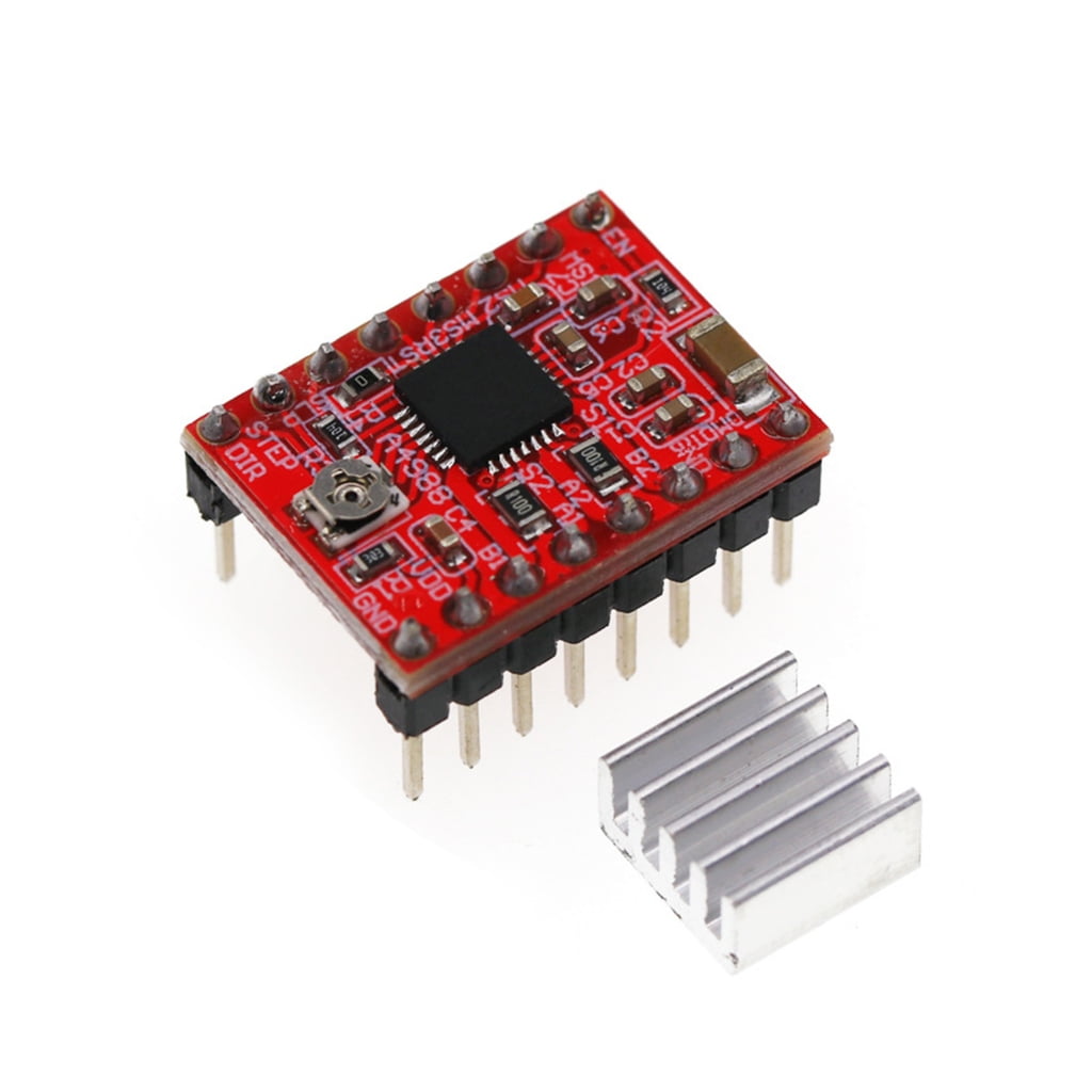Necvior 1PCS A4988 Stepper Motor Driver Complete with Headers Simple ...