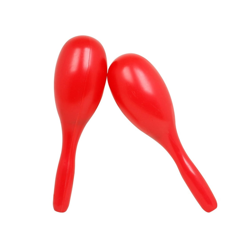Necvior 1Pair Plastic Maracas Toy Party Noisemakers Music Hand Shakers ...