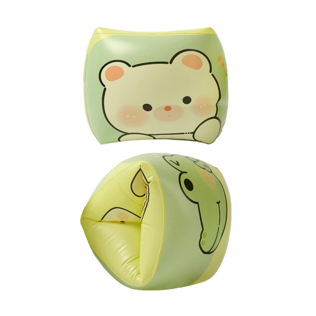 Necvior 1Pair Swim Arm Floaties Inflatable Swim Armbands Swim Floater ...