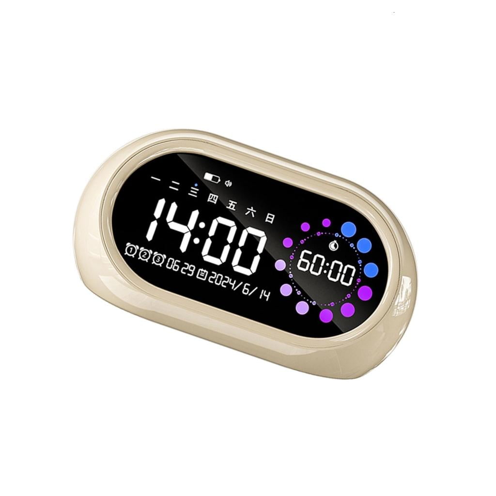 Necvior 2 Level Volumes Adjust Alarm Clock For Deep Sleepers ...