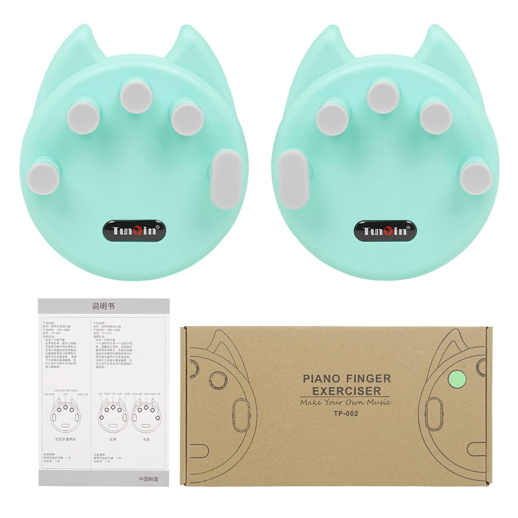 Necvior 2 PCS Piano Finger Trainers Hand Grip Exerciser Pressing ...