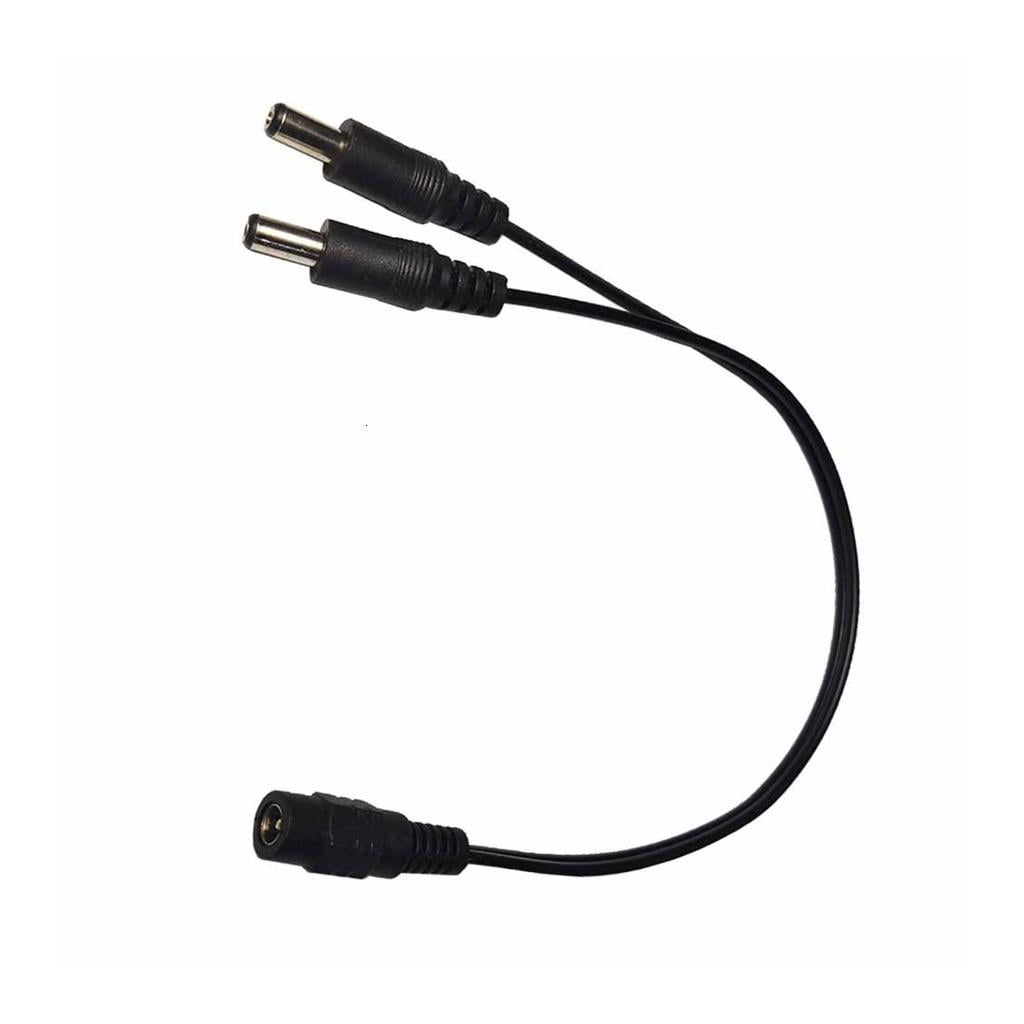 Necvior 2 Way Power Distribution Cable, DC5.5x2.1mm Adapter Power ...