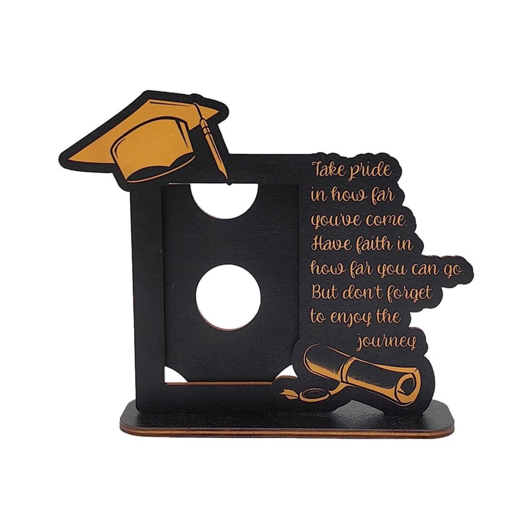 Necvior 2024 Wood Carve Graduation Photo Frame Memory Picture Frame ...