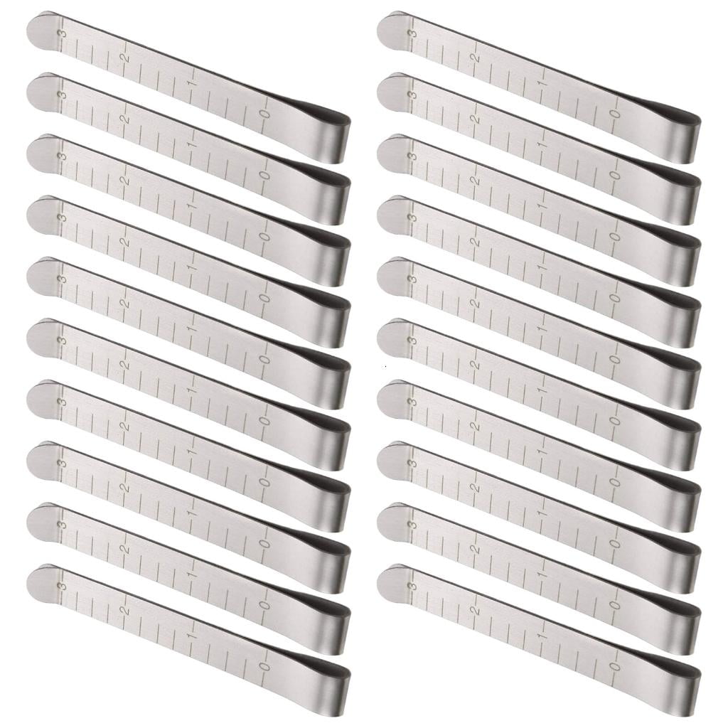 Necvior 20Pcs Metal Fabric Sewing Clamp Stainless Steel Hemming Clips ...