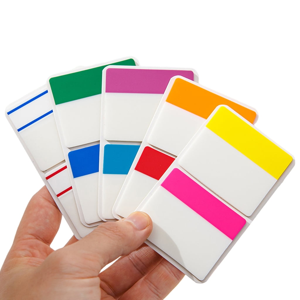 Necvior 250Pcs Colorful Index Label Index Stickers Page Marker Reading ...
