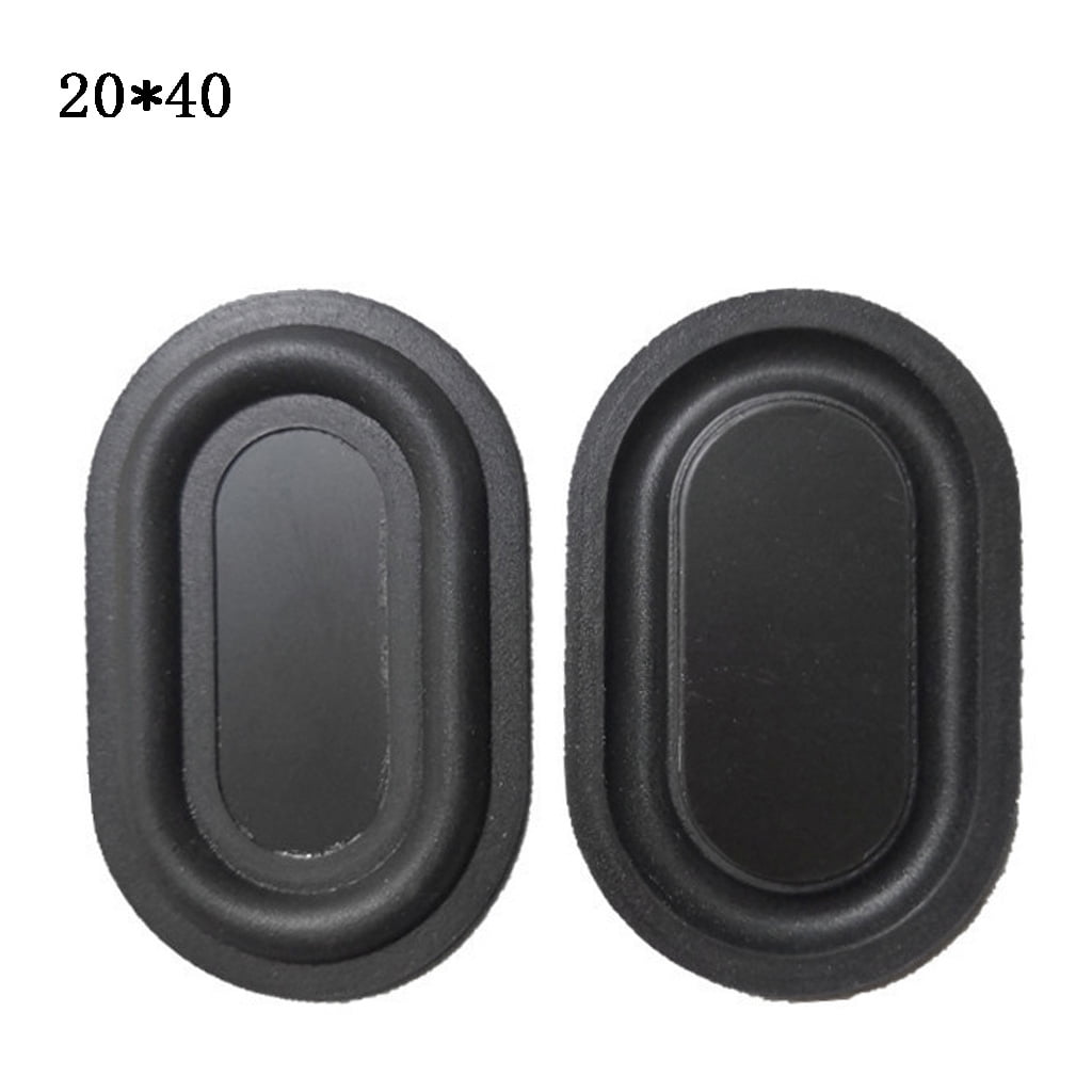 Necvior 2PCS Oval Bass Diaphragm Rubber Passive Radiator Bass Plates ...