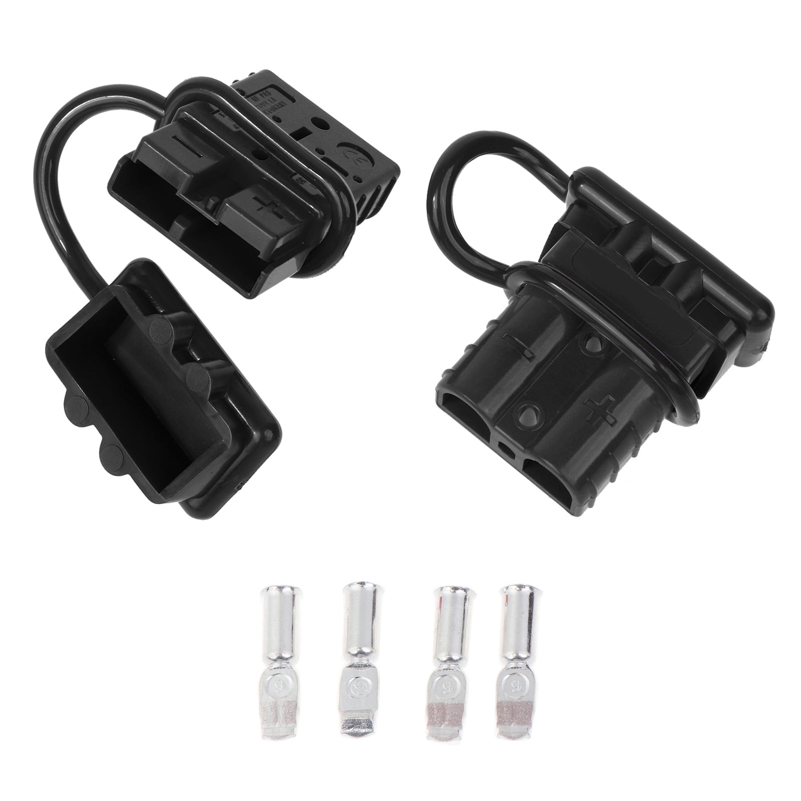 Necvior 2Pcs 50A Battery Trailer Pair Charge Plug Quick Connector Kit ...