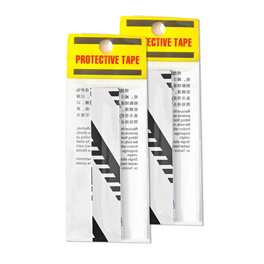Necvior 2Pcs Tennis Rackets Paddle Head Protections Tape Self Sticky ...