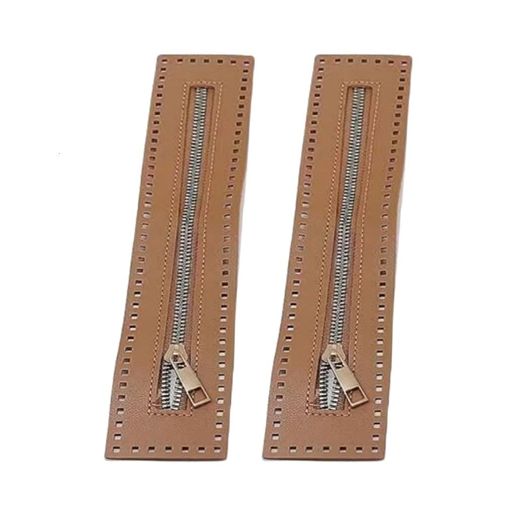 Necvior 2Pcs Zips for Sewing Close-end Zips Fasteners Metal Zippers ...