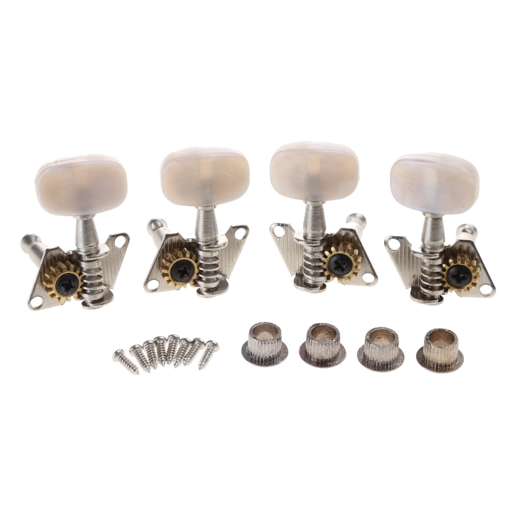 Necvior 2R+2L Guitar Ukulele Tuning Pegs Button Strings Tuning Tuners ...