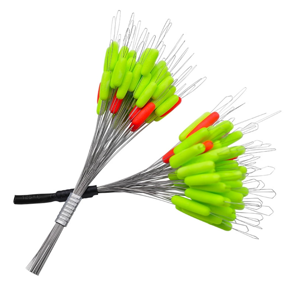 Necvior 2Set Rubber Fishing Float Bobbers Stopper Oval Float Sinkers ...