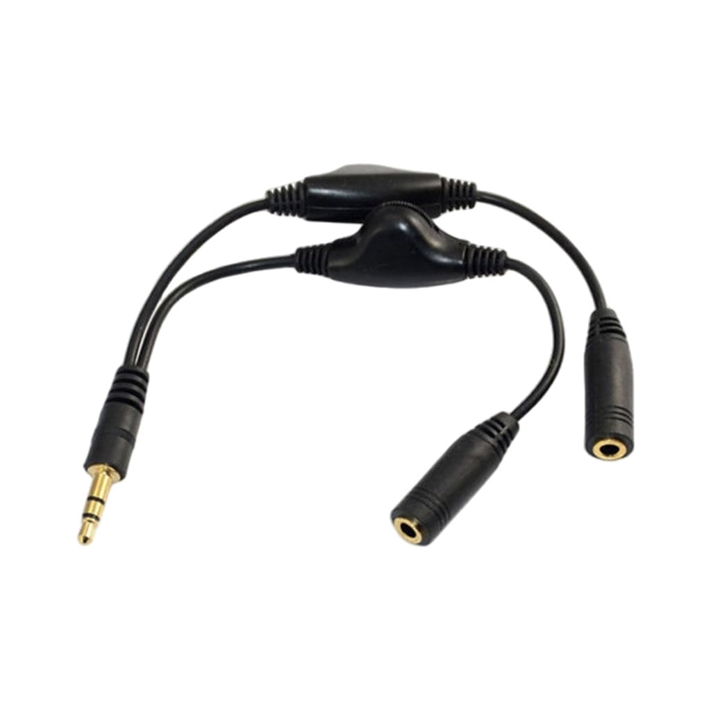 Necvior 3.5mm Headset Adapters Headphone Splitter 3.5mm Male to 3.5mm ...