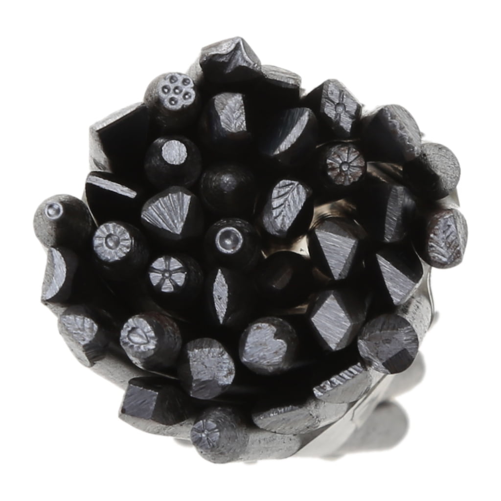 Necvior 36x Professional Steel Metal Stamping Tool Set Number & Capital ...