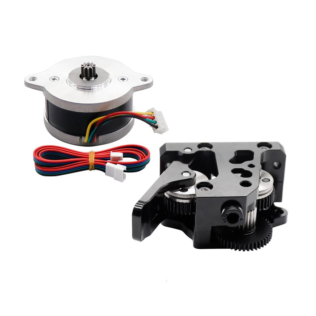 Necvior 3D Printer Metal Extruder Double Gear Direct Drive with High ...