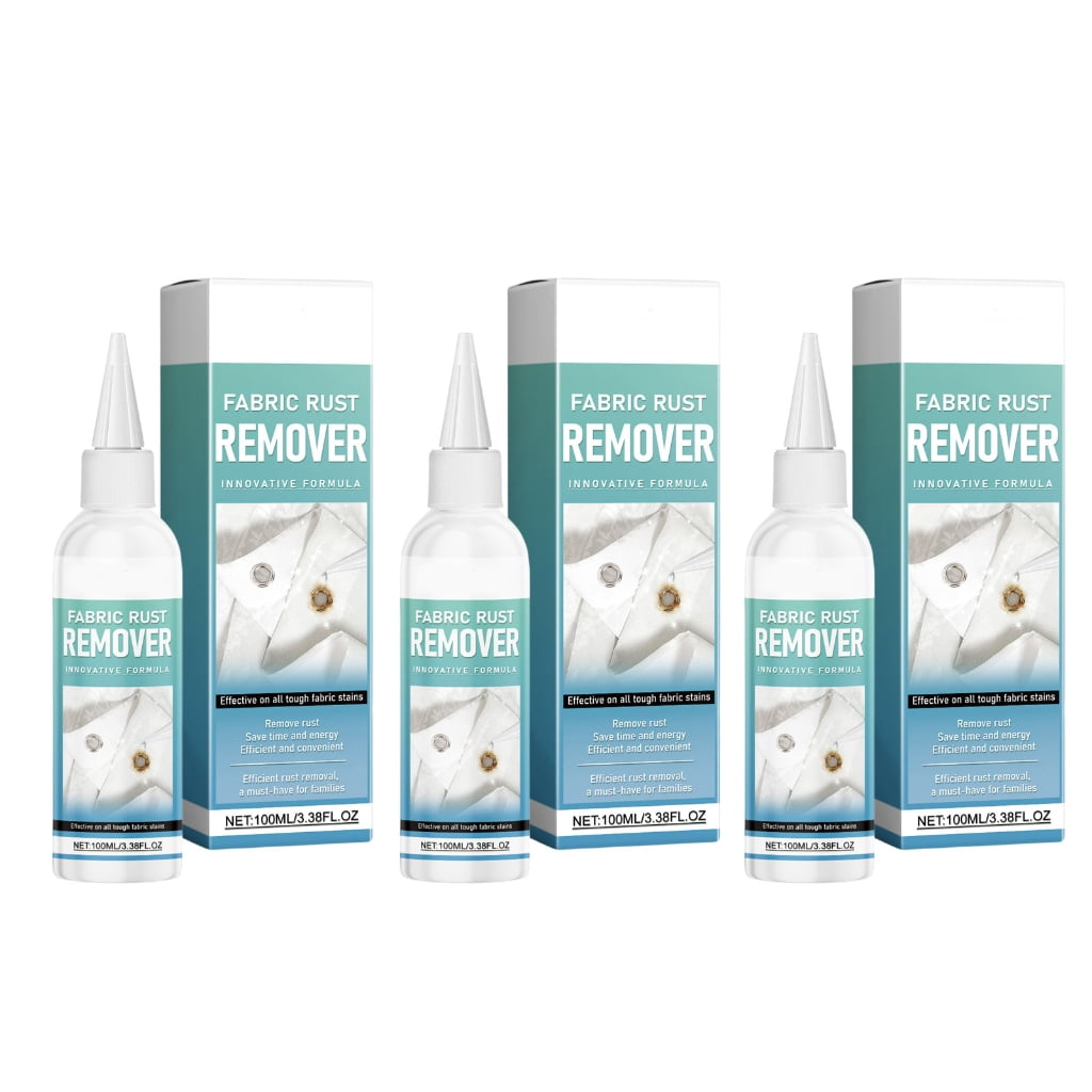 Necvior 3PCS Fabric Rust Stain Remover, 100ml Gentle Rust Remover ...