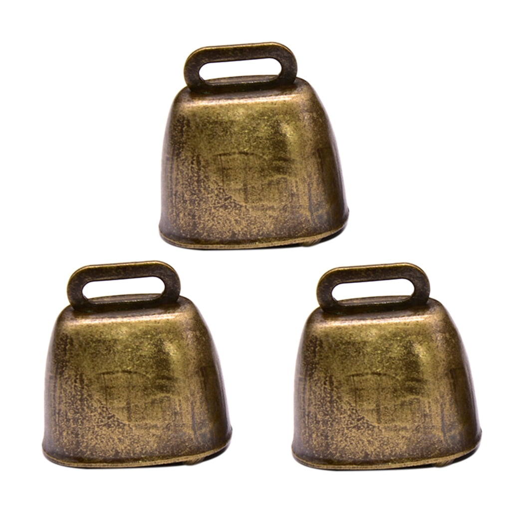 Necvior 3Pcs Cow Horse Sheep Grazing Copper Bells Brass Bells for ...