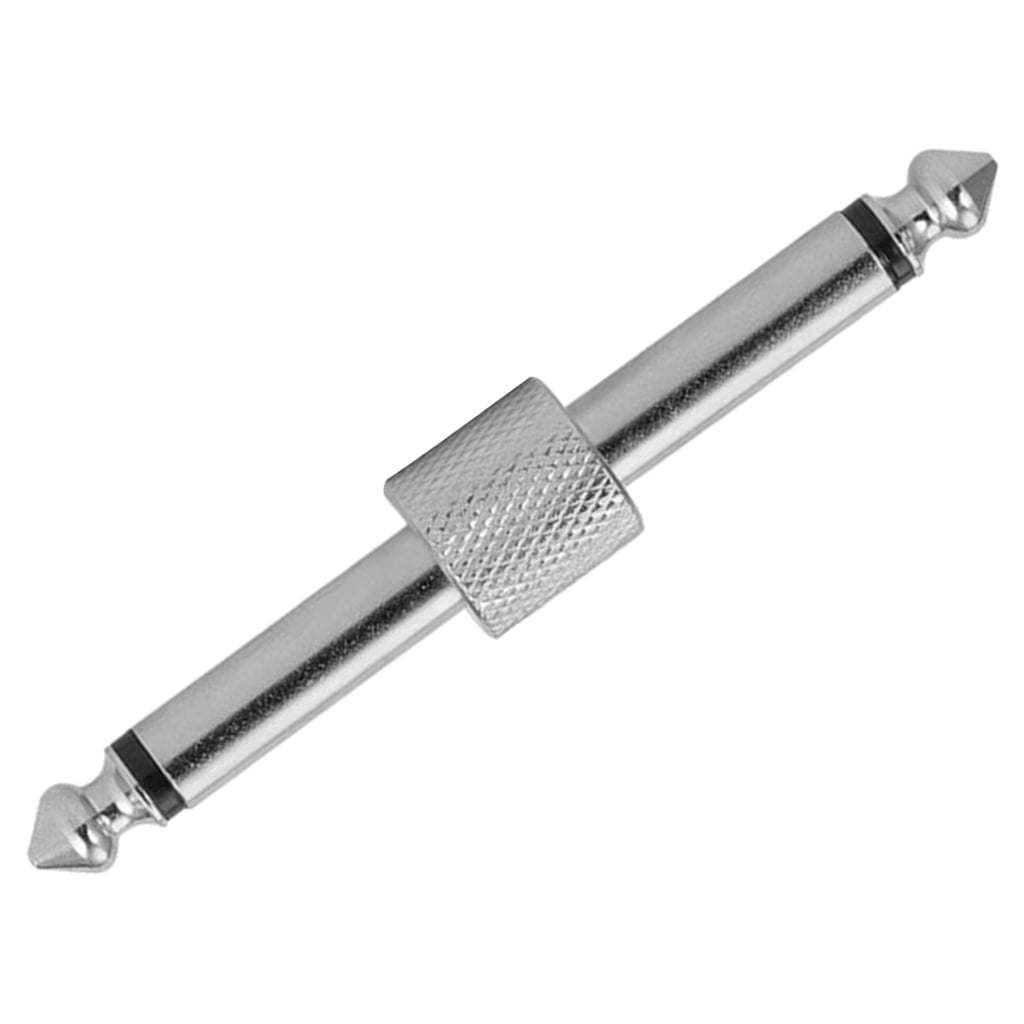 Necvior 3Pcs Pedal Coupler 1/4 Male to Male Coupler Jack Plug Adapter ...