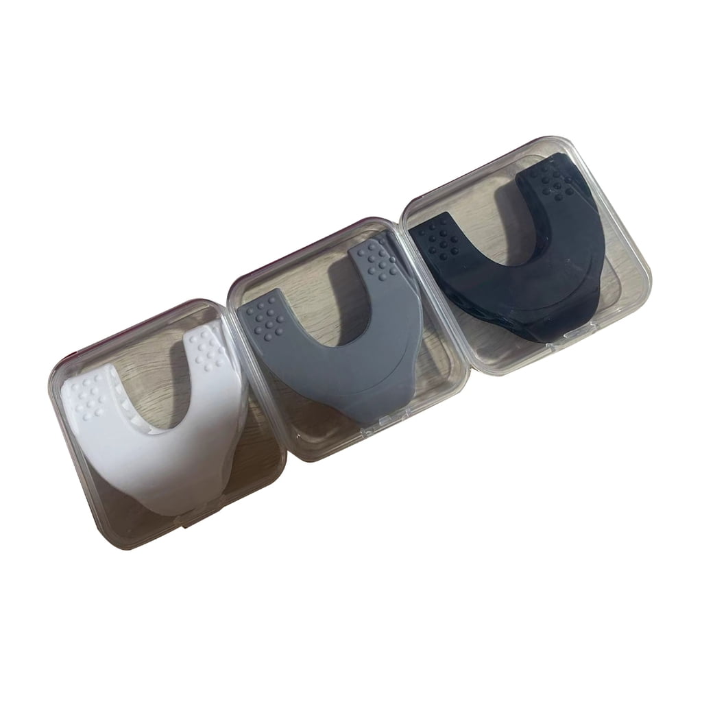 Necvior 3pcs Silicone Jaw Exerciser Jawline Exercise Ball Jaw Muscle ...