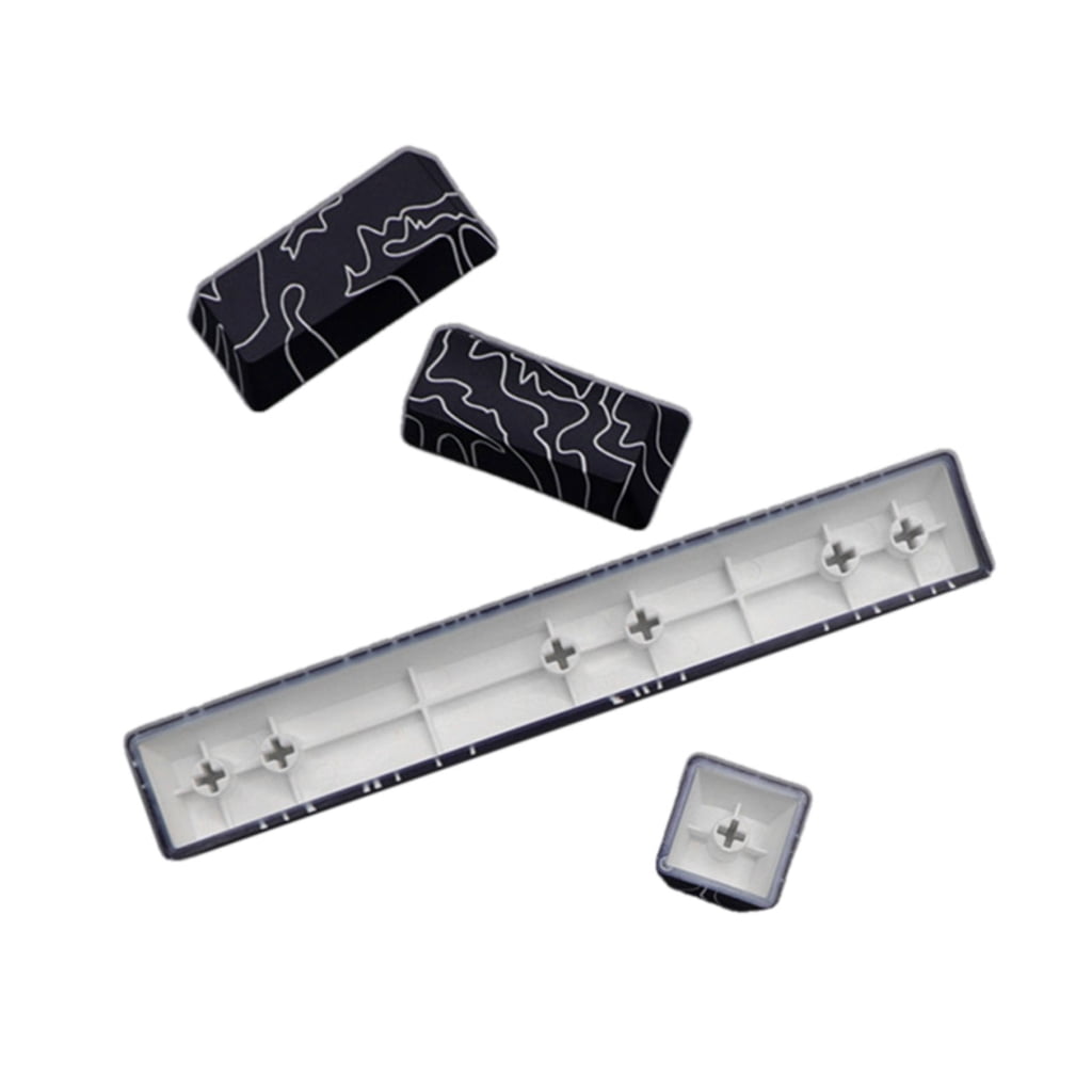 Necvior 4-Key Keycaps Entre 6.25u Spacebar Keycap OEM Profile PBT ...