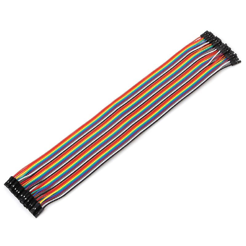 Necvior 40PCS for Wire 30cm Cables Line Jumper 1p-1p pin Connector ...