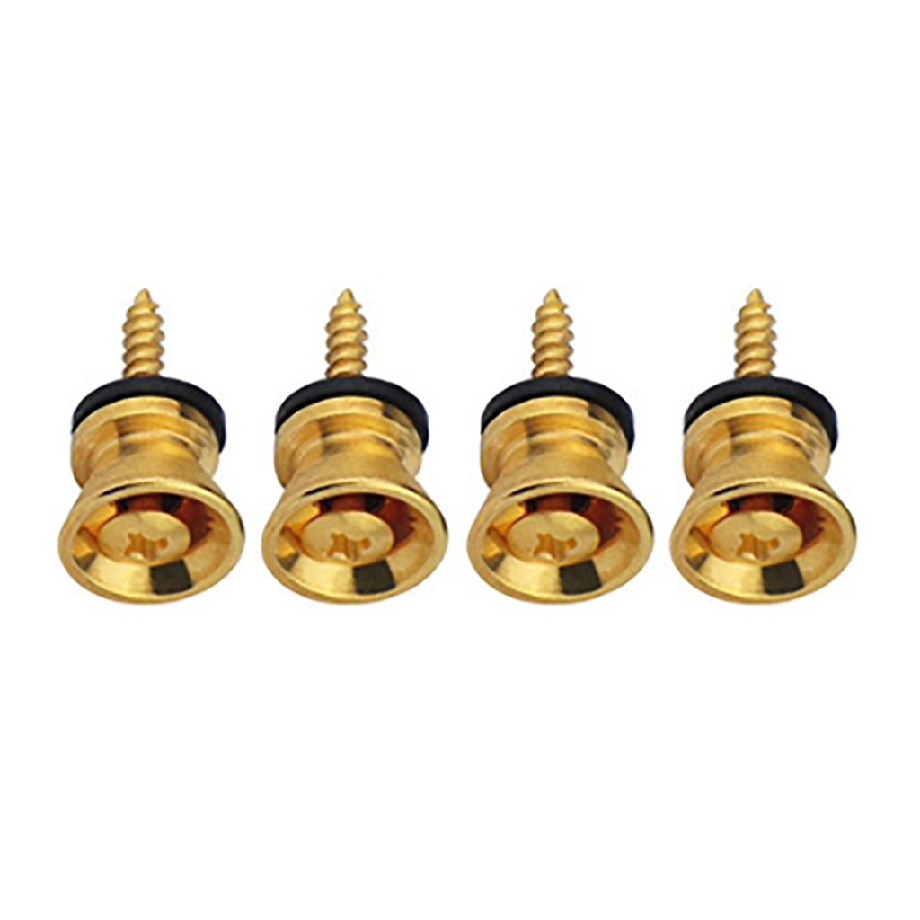 Necvior 4Pcs Guitar Strap Locks Metal Buttons Electric Bass Guitar ...