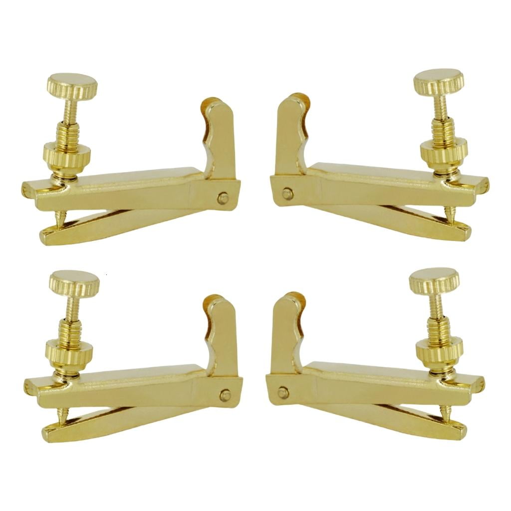 Necvior 4Pcs Metal String Fine Tuner Violin String Spinners for ...