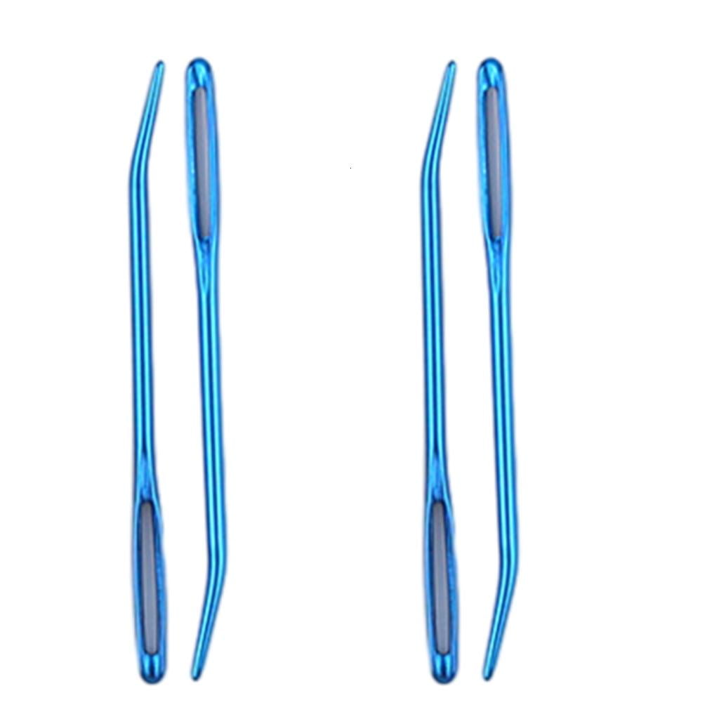 Necvior 4Pcs/set Aluminum Big Eyes Hand Sewing Needle Sewing Needle ...