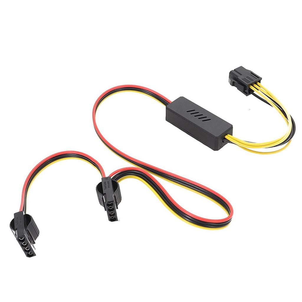 Necvior 4Pin to 6Pin Hard Drive Power Supply Cable Connectors ...