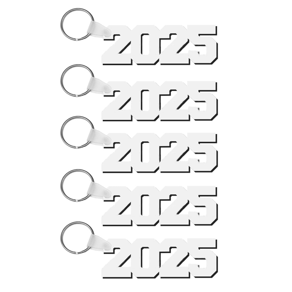 Necvior 5 PCS Sublimation Keys Rings Double Sided Printable Keys Chains ...