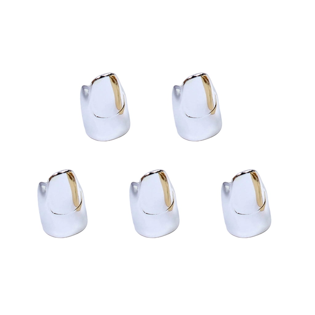 Necvior 5 Pack Multifuntional Nail Rings Easy to Wear Manicure Jewelry ...