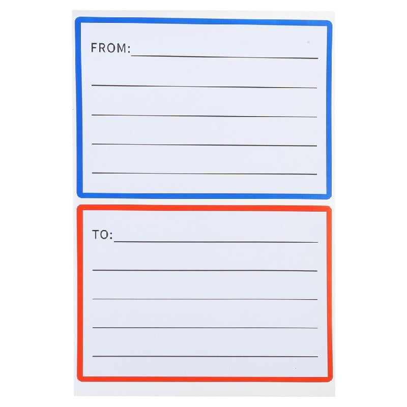 Necvior 50/100/240 Sheets from/to Address Mailing Labels Mail Shipping ...