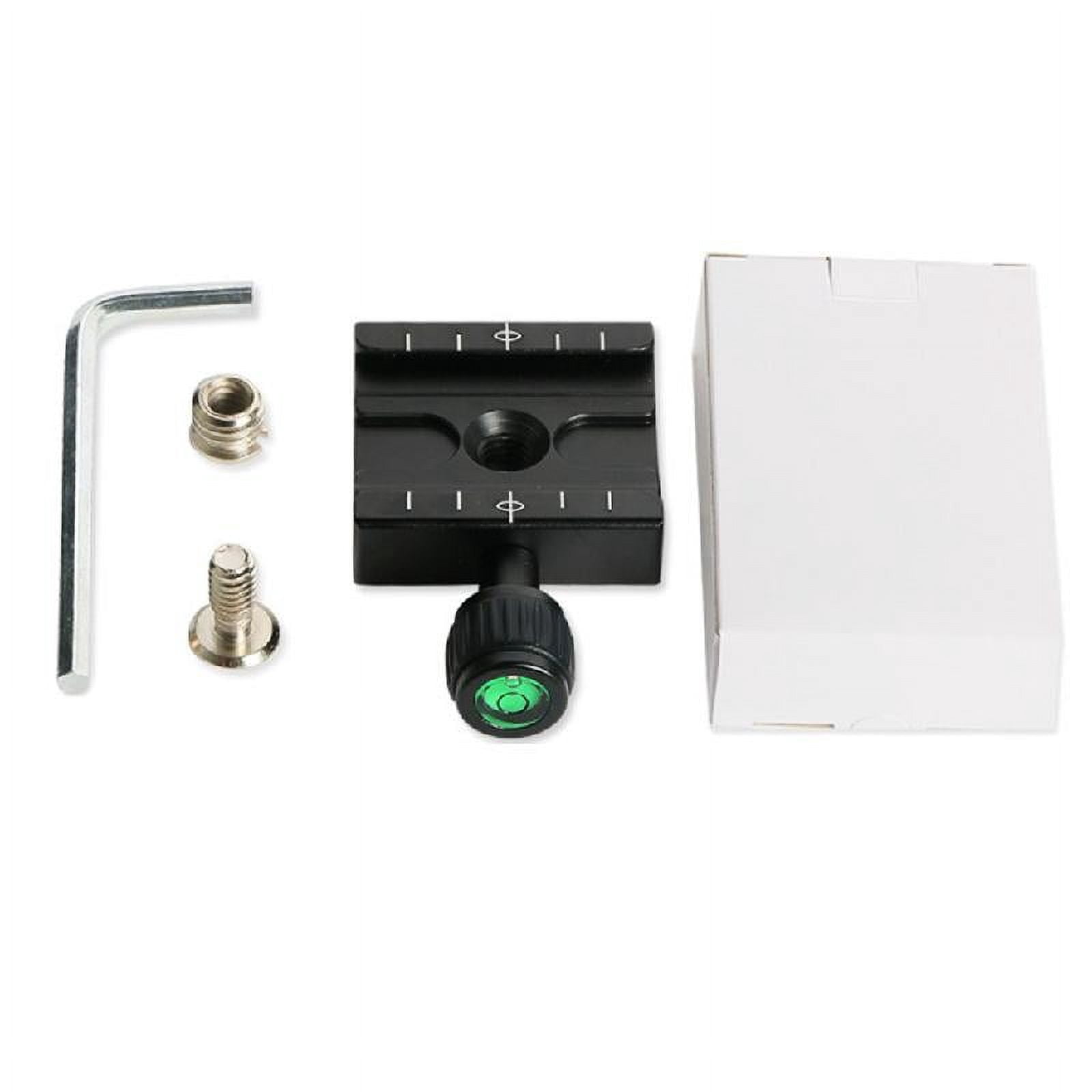 Necvior 50mm Screw Knob Clamp Adapter for Quick Release QR Plate Camera ...