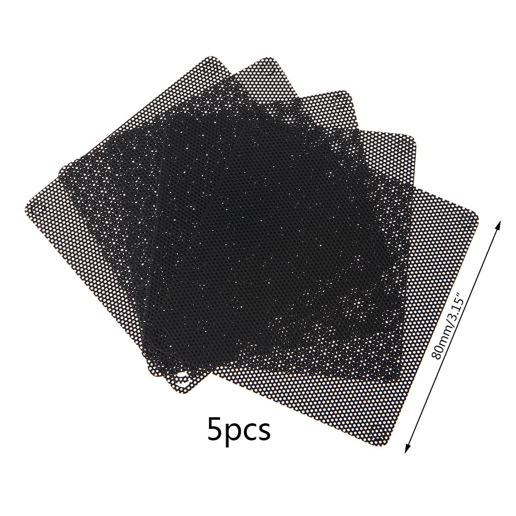 Necvior 5PCS PVC Fan Dust Filter PC Dustproof for Case Cuttable ...