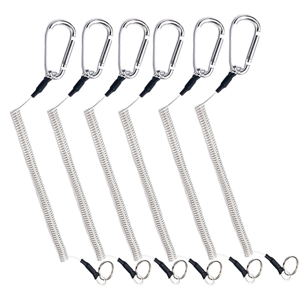 Necvior 6 Packs Fishing Lanyards Multicolor Fishing Ropes Boating ...