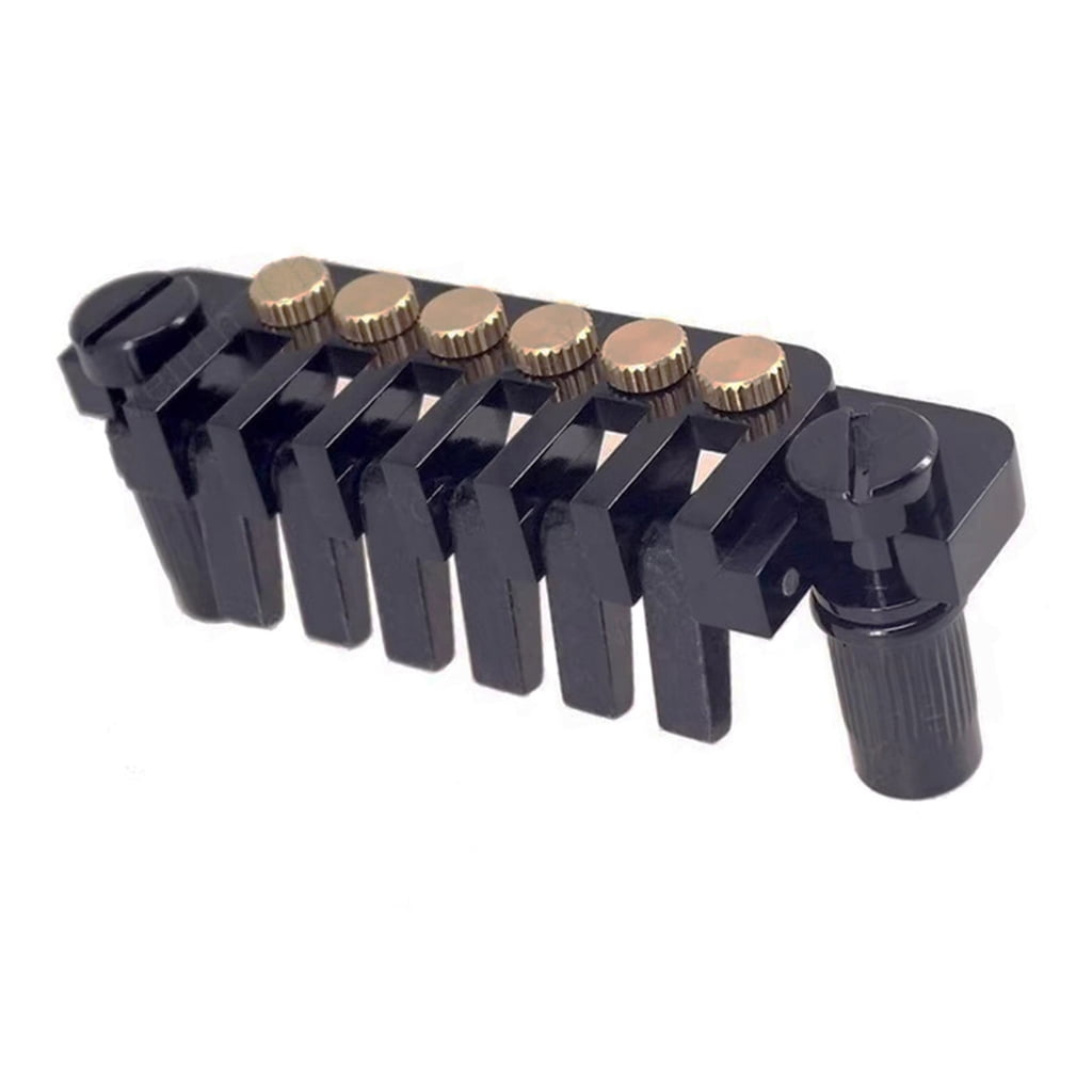 Necvior 6 String Guitar Bridge Tailpiece Stop Bar Bridge Tailpiece with ...