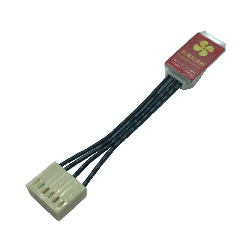 Necvior 6Pins Plug 12V PWM Fan Simulator/Spoofer/Remover Speed ...