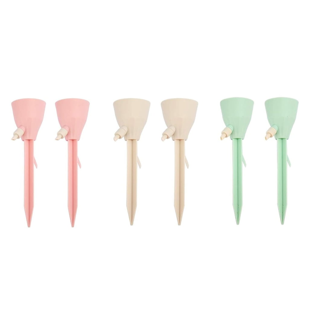 Necvior 6pcs Flower Waterer Watering Spikes Automatic Drip Irrigation ...