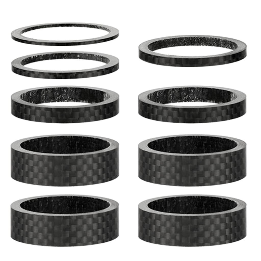 Necvior 7/9Pcs Bicycles Stem Spacer Replacement Carbon Fiber Road ...