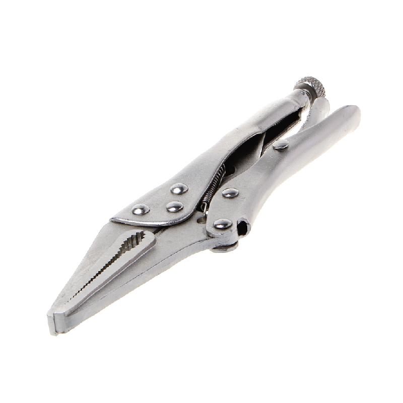 Necvior 7Inch Locking Pliers Long Nose Straight Jaw Lock Clamp Hand ...
