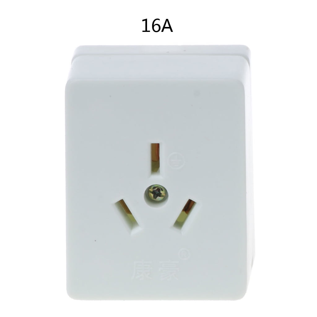 Necvior 86 Type AC250V 10A/16A High Power Electrical Wall Socket 3 Pin Plug Wall Outlet Plate ...
