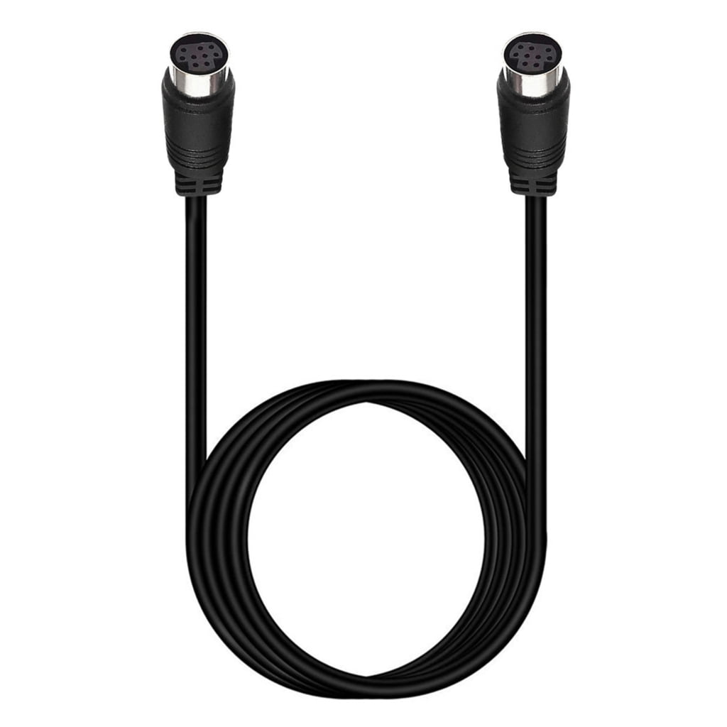 Necvior 9 Needle 9Pin S-video Mini Din Adapter Extension Cable Line ...