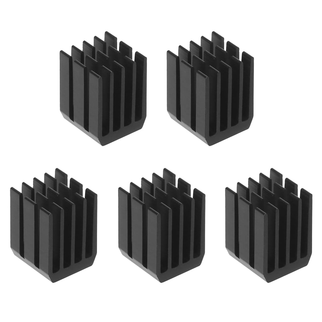 Necvior 9x9x12mm Aluminum Profile Heat Sink Adhesive Backing forRAM PC ...