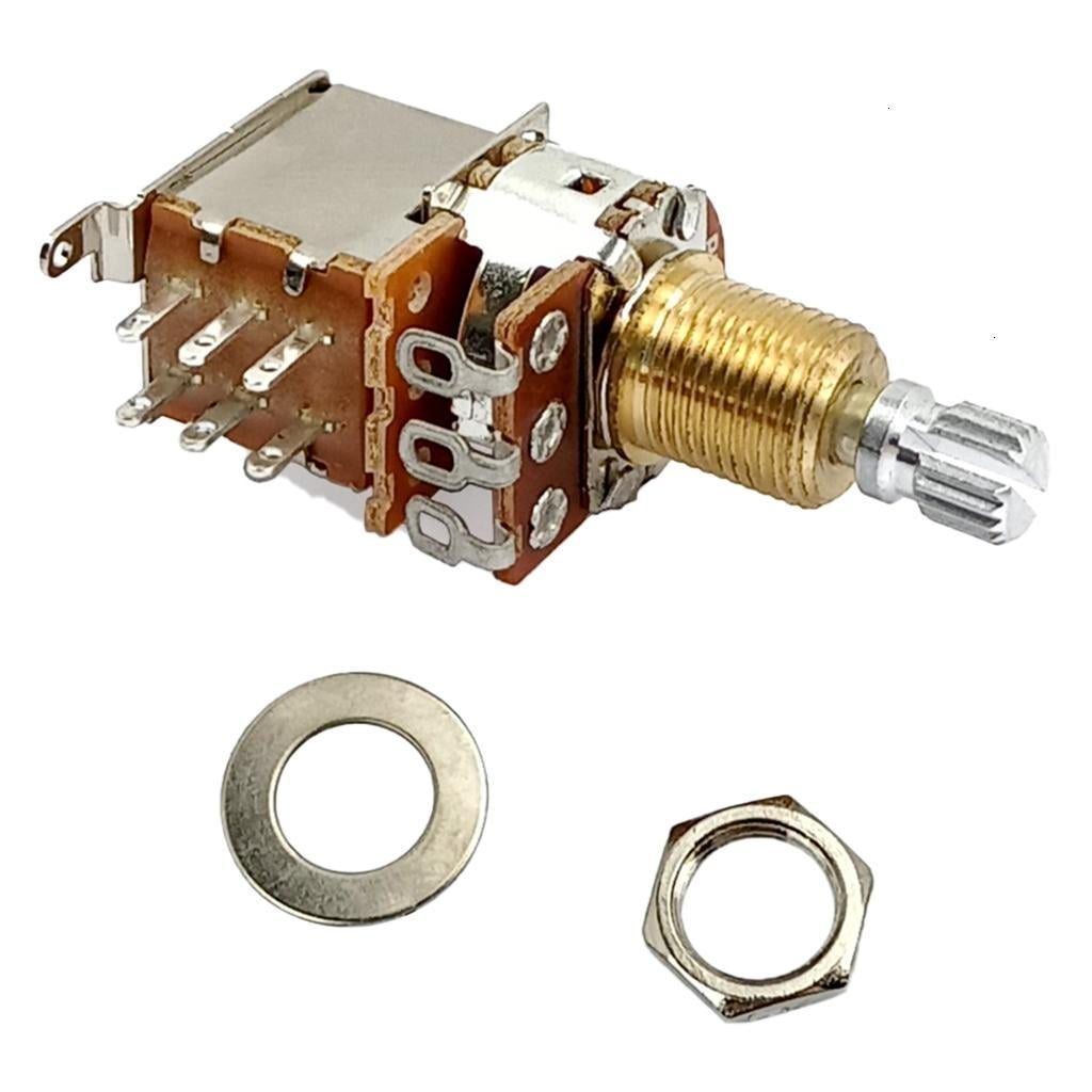 Necvior A500K/B500K Push Pull Guitar Control Pots Volumes ...