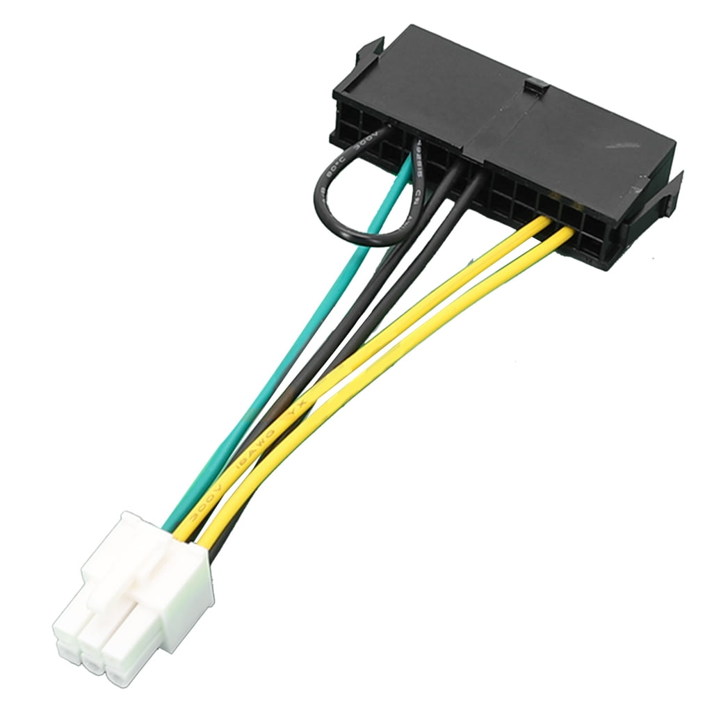 Necvior ATX Mainboard Power Supply Connection Cable Line 24pin to 6pin ...