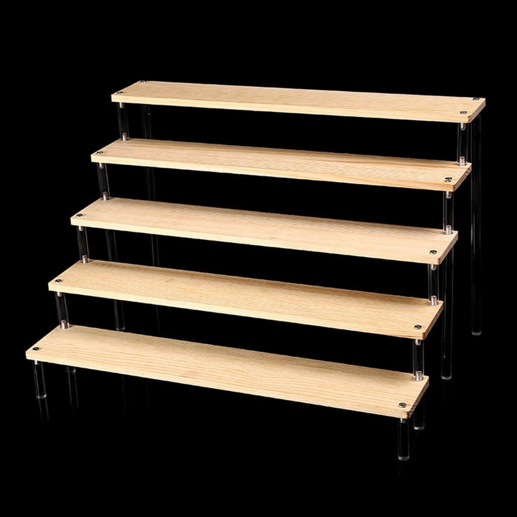 Necvior Acrylic Step Display Shelf Tiered Showcase for Nail Polish ...