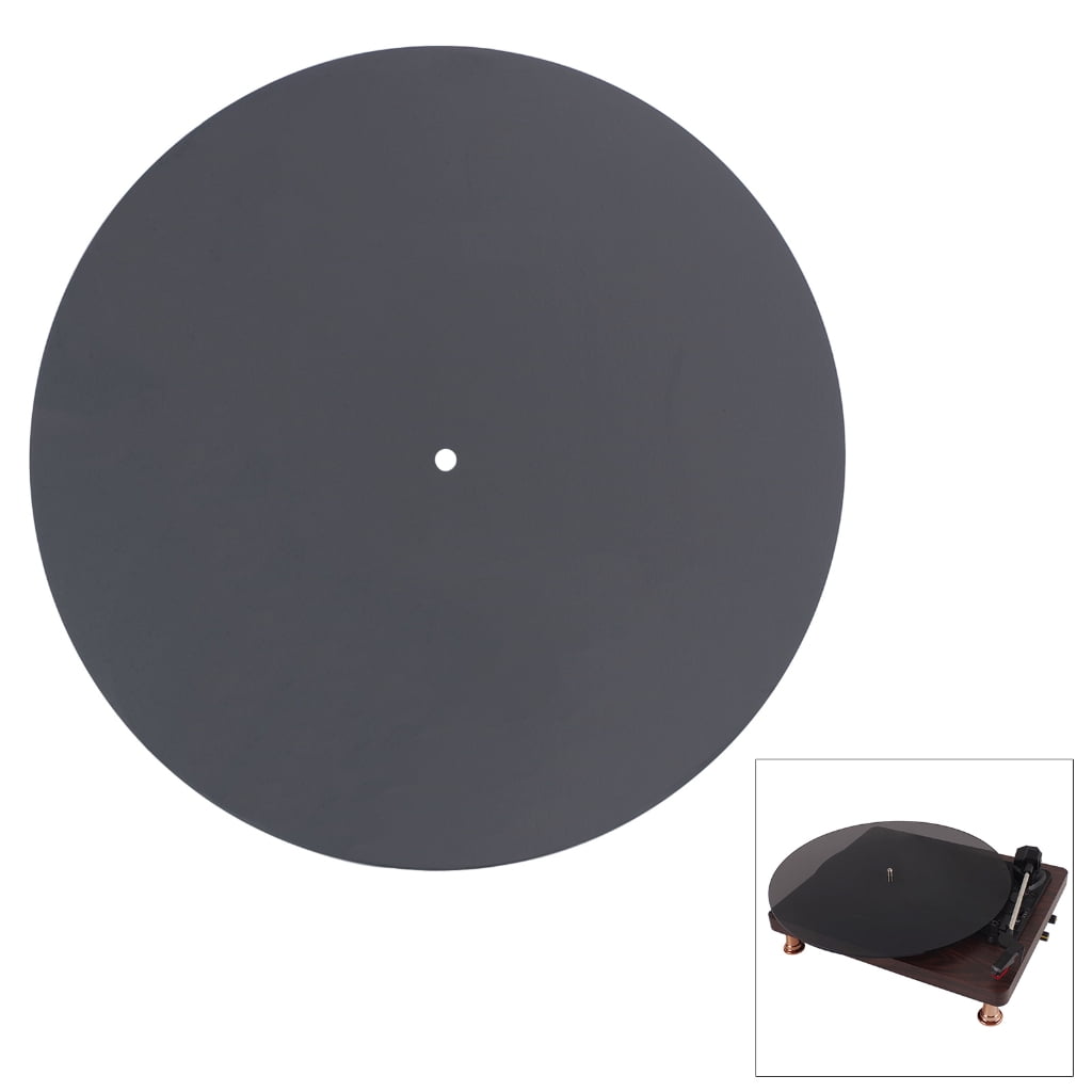 Necvior Acrylic Turntable Platter Mat Vinyls Record Pad for 12 ...