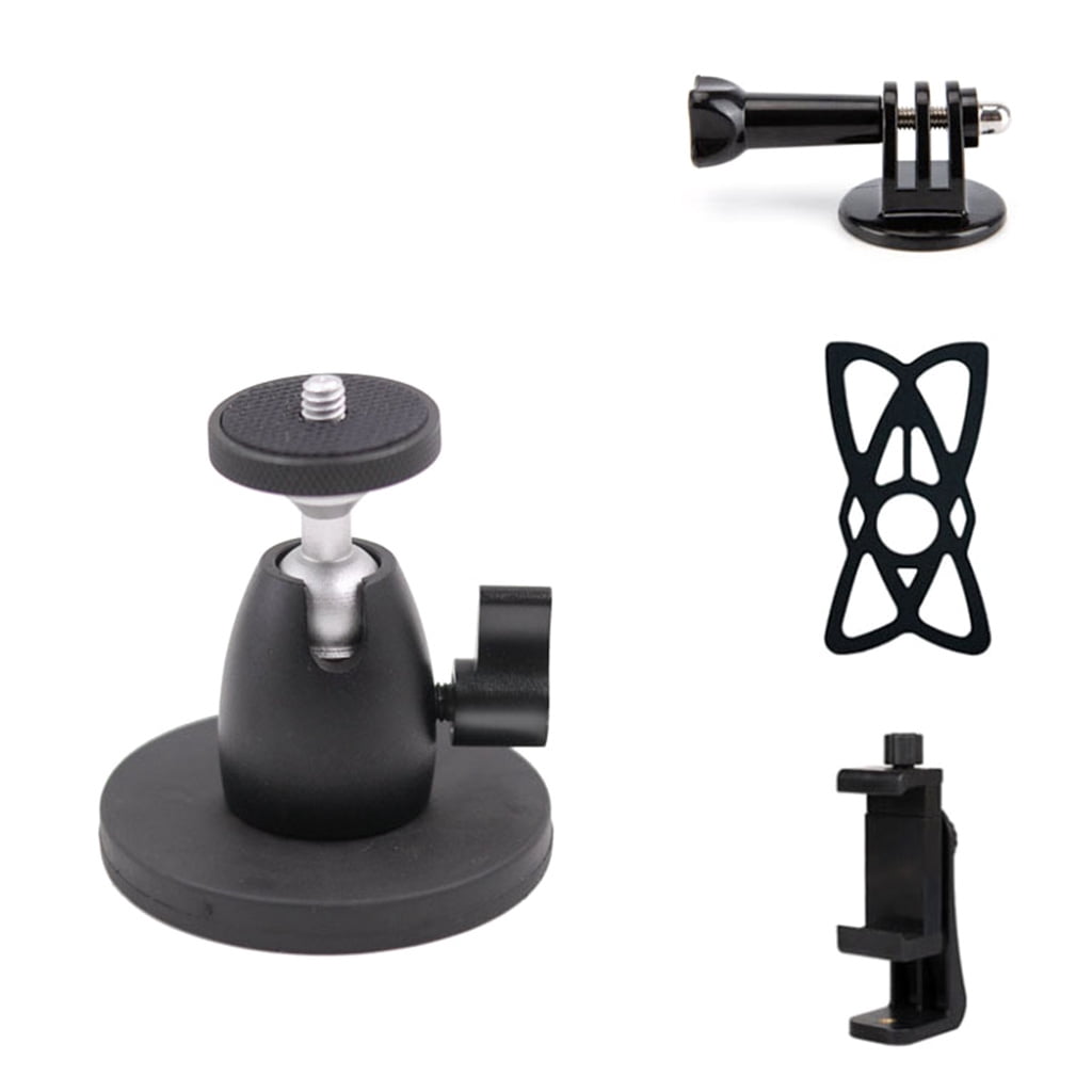 Necvior Action Camera Magnet Base Holder 360° Rotatable Mount Stand ...