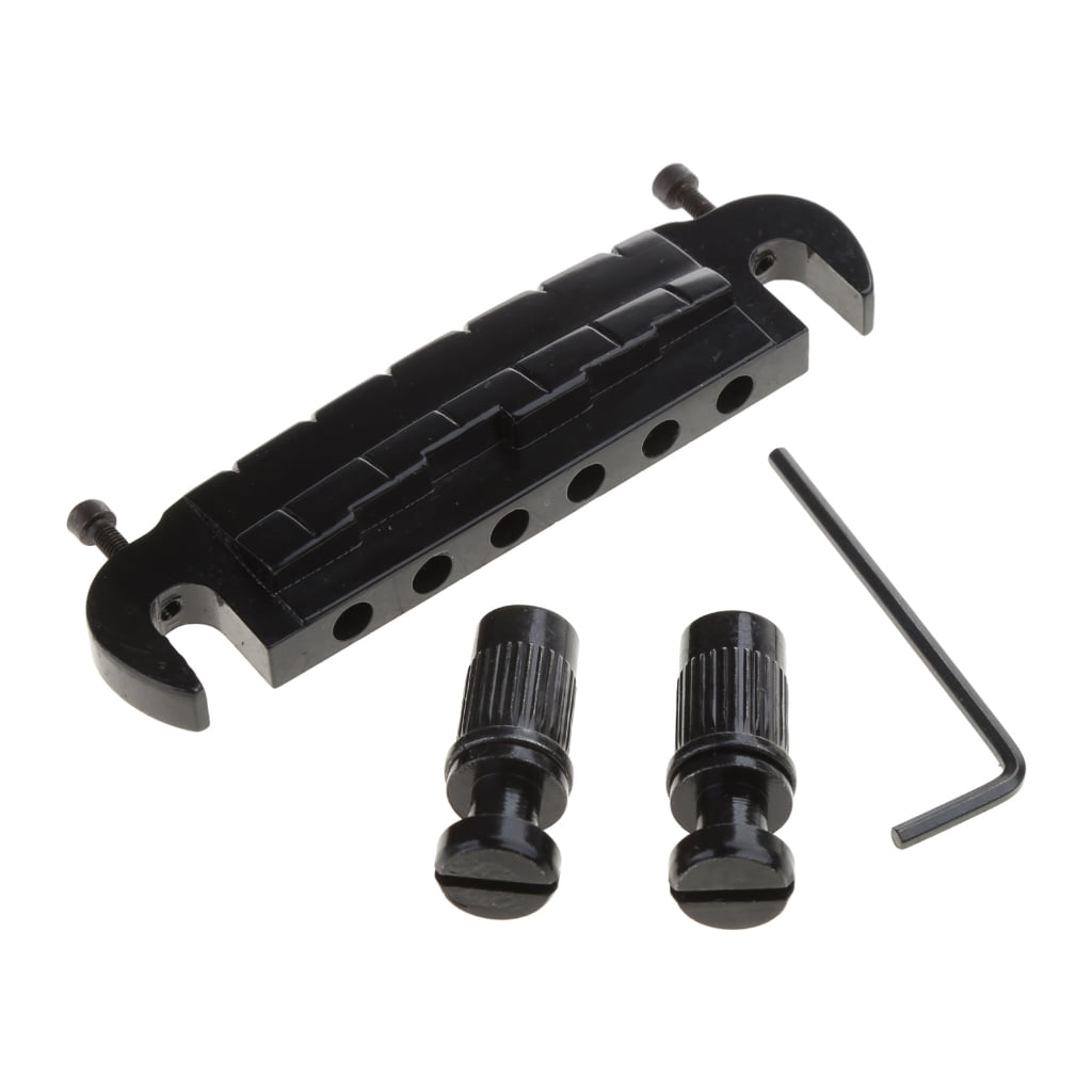 Necvior Adjustable Wraparound Guitar Bridge Small Integrated Bridge ...