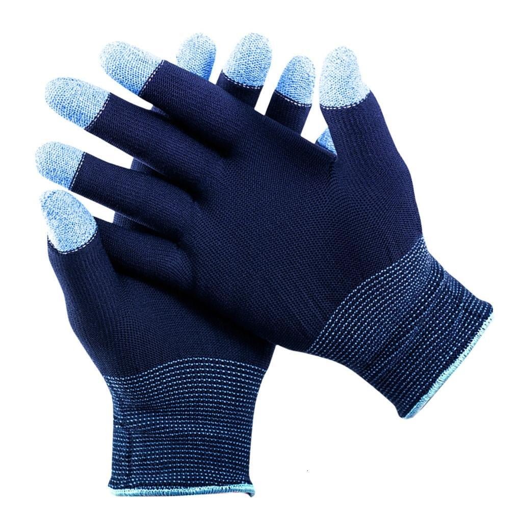 Necvior Advanced Mobile Gaming Finger Tip Gloves Sleeves for Long ...